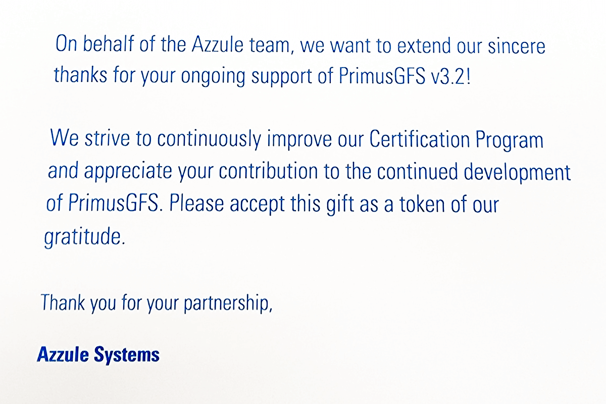 Brothers Food Service: Technology & Innovation • PrimusGFS